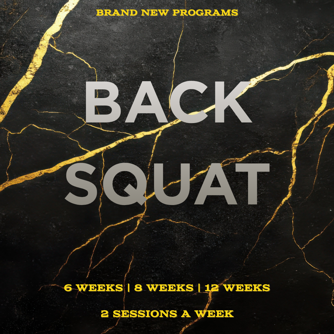Back Squat Program | Performance Training | Strength – CJC GAINS